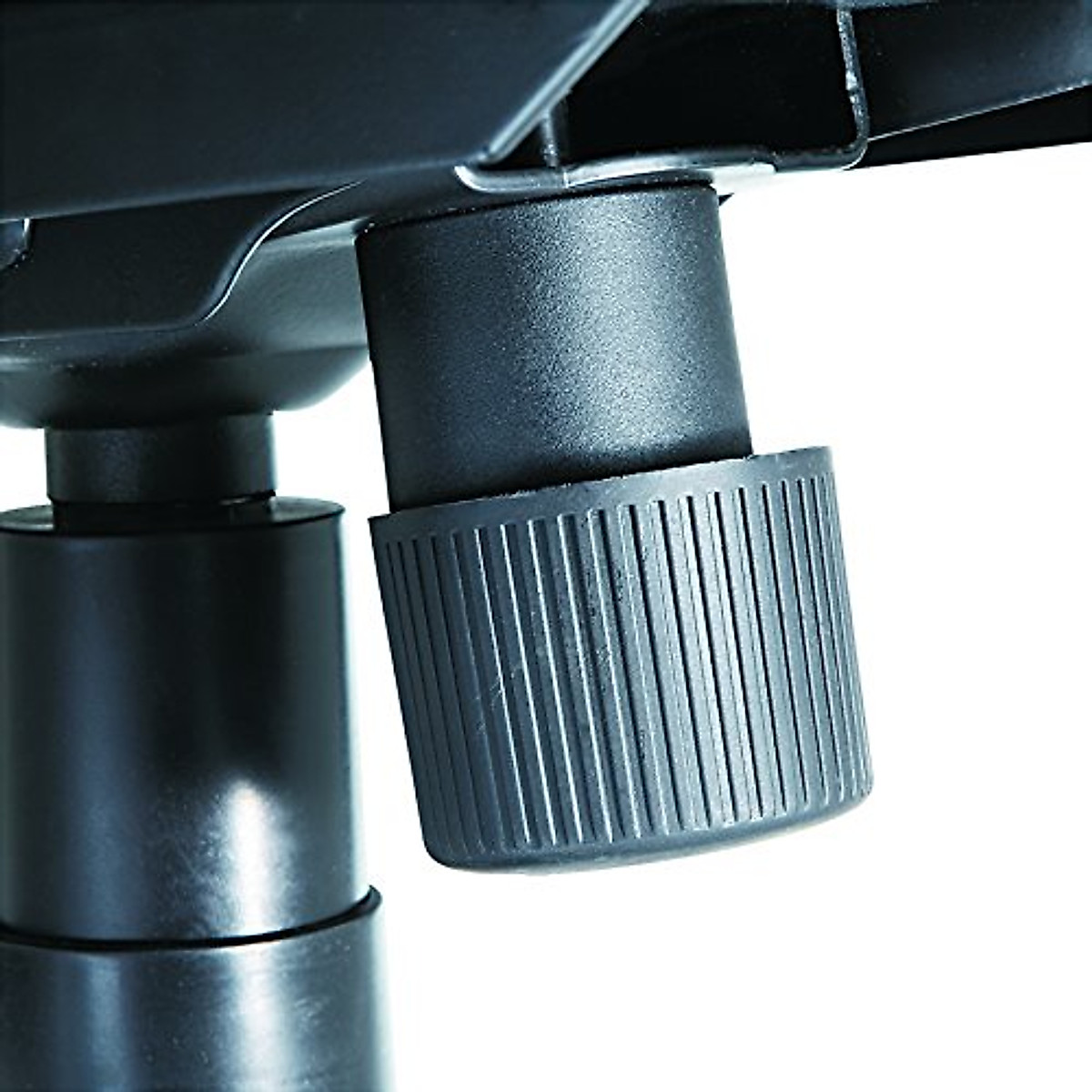 OIF Big and Tall Swivel/Tilt Mid-Back Chair, Height Adjustable T-Bar Arms, Black