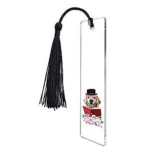 Golden Retriever Dog Book Markers for Women Inspirational, Funny Golden Retriever Dog Bookmark, for Golden Retriever Dog Lover Owner Girl, Bookworm Friends Sister Female Gifts