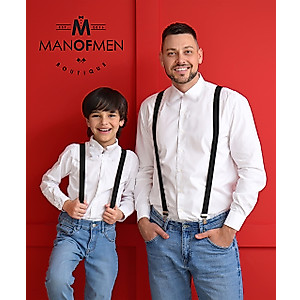 Man of Men Black Suspenders Men Tuxedo, Black Suspenders Women, Suspenders for Men, Tuxedo Suspenders for Men Black, Mens Black Suspenders