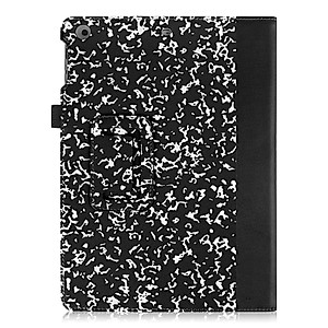 Fintie Folio Case for iPad Mini 3, Mini 1/2 - Slim Fit Case Smart Stand Cover Auto Sleep/Wake Feature, Composition Book Black