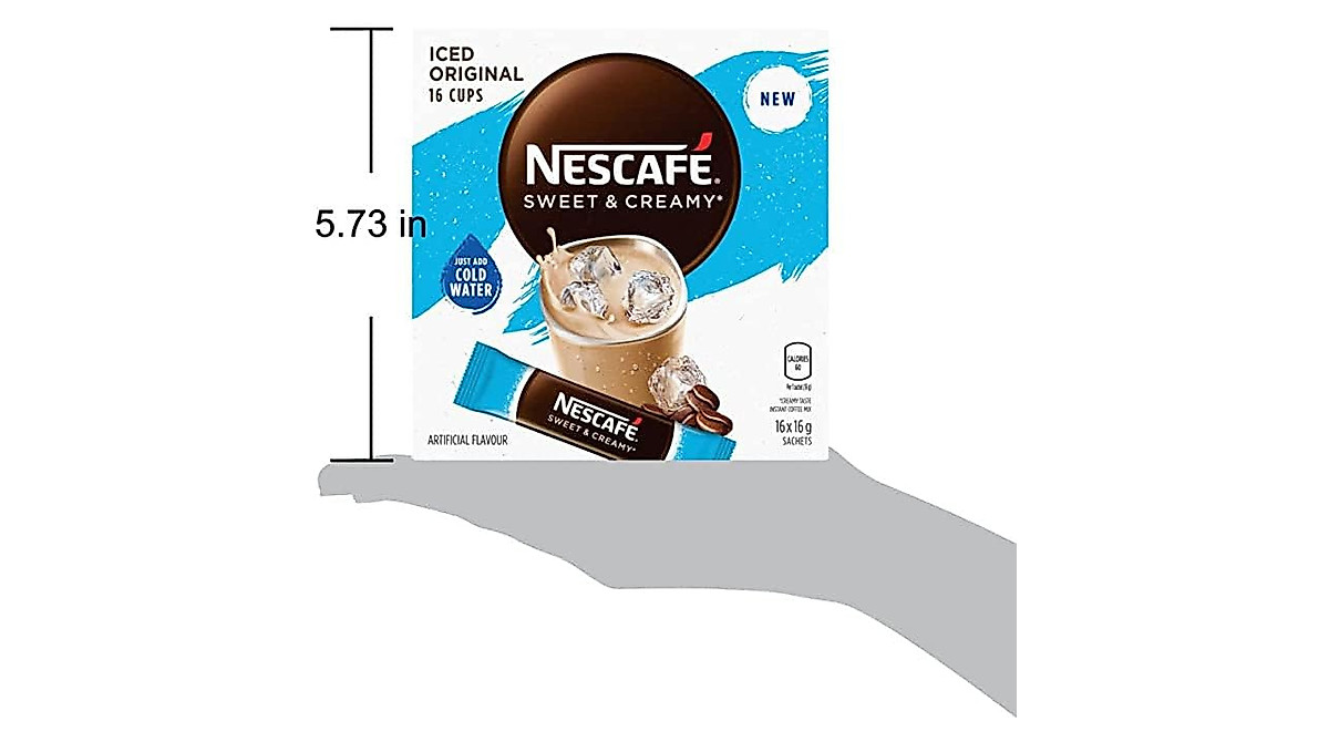 Nescafe Sweet & Creamy Iced Coffee, Instant Coffee Sachets, 16x16g ...