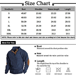 Ymosrh Men Sweatshirts, Casual Quarter Button Pullover Sweatshirt Color Block Fashion Sweaters Tops Ropa Para Gym Hombres Workout Hoodies For Crew Neck White Sweatshirt Sweater (XXL, Army Green)