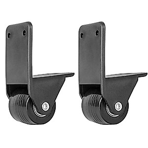 2PCS Luggage Wheels Replacement Universal Trolley Suitcase Bag Fixed Casters Plastic