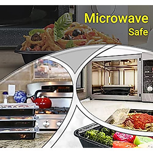 Neez 32oz [30 Pack] Meal Prep Containers 1 Compartment, Takeaway Food Prep Box with Lids, Reusable, Microwaveable & Freezable, Food Storage Sets, BPA Free Plastic