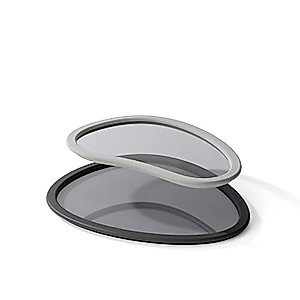 Umbra Hub Serving Trays, Set of 2, Charcoal/Grey
