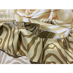 HomeABC 3D Rose Print Bedding Set Cover Sets Queen Size Yellow