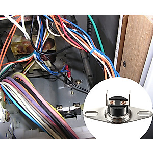 Thermal Switch Fireplace Fan Control Switch Thermal Fan Switch for Fireplace Blower (115 Degree ON, 90 Degree Off)