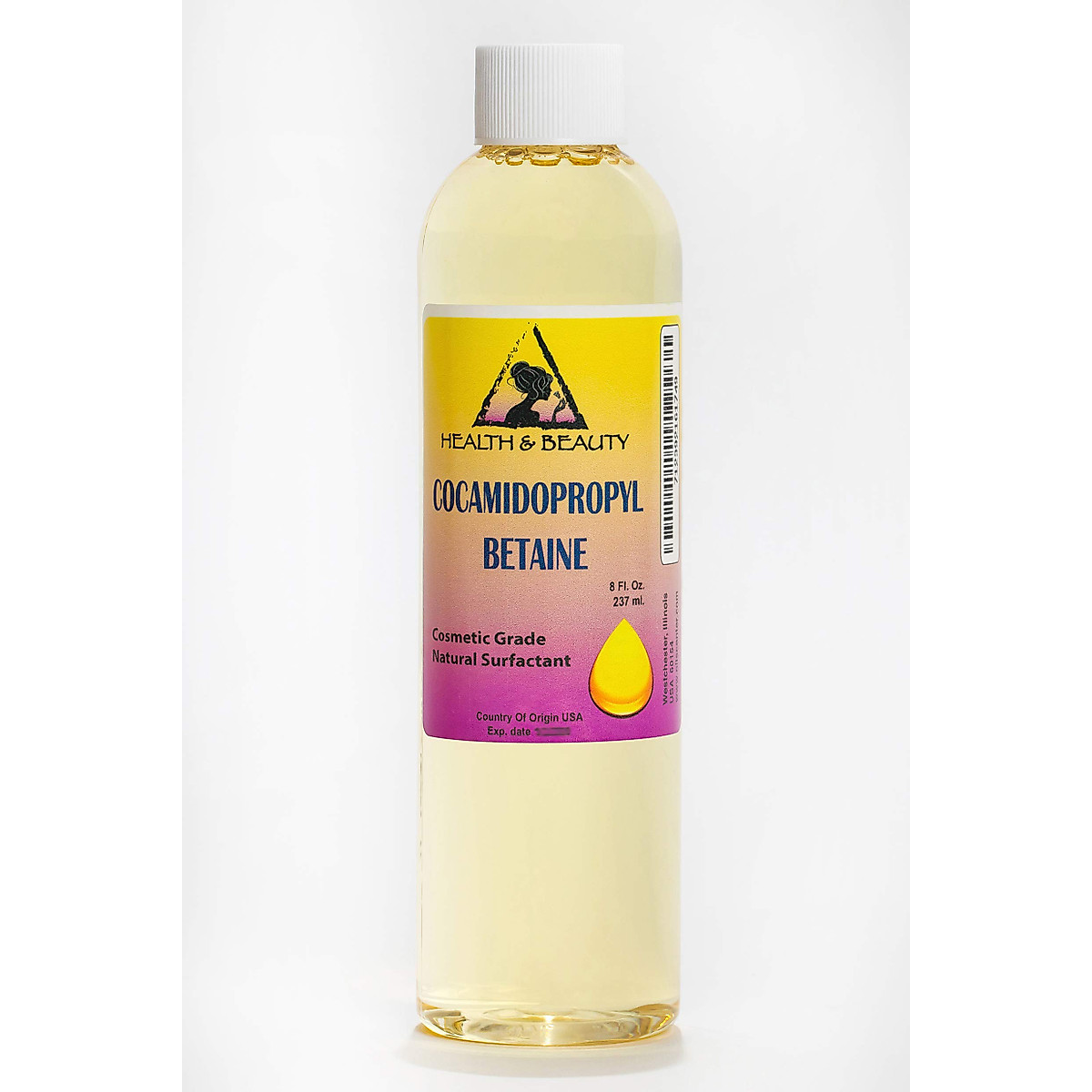 Cocamidopropyl Betaine Coco Betaine CAPB Natural Surfactant Liquid Premium Highest Purity 100% Pure 8 oz