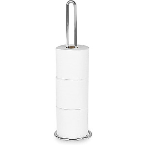 Spectrum Diversified Rounded Paper Roll Holder Chrome Toilet Tissue Reserve