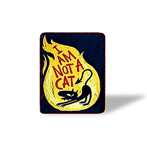 JUST FUNKY Disenchantment Luci The Demon Large Fleece Throw Blanket | Decorative Throw Blanket | Official Disenchantment Collectible Throw Blanket | Measures 60 x 45 Inches