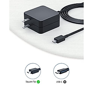 24W Charger Fit for Asus Chromebook C100P C100PA C100 C201P C201 C201PA Laptop Power Supply Adapter Cord