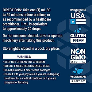 Life Extension Fast-Acting Liquid Melatonin – Sleep & Cellular Health Support Supplement – Gluten-Free – Non-GMO – Citrus-Vanilla Flavor – Net Wt. 2 fl.oz. (59 Servings)