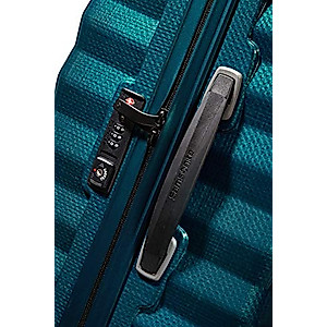 Samsonite Lite-Shock Suitcase, 75 cm, 98.5 Liters, Petrol Blue