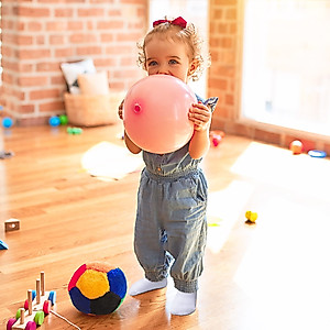 HYzgb Kids Socks with Grippers 5-6-7 Years Old 12 Pairs Non Slip Grips Cotton Crew Socks for Little Kids Boys 5T-6T-7T Birthday Gifts Seamless Black/White/Gray