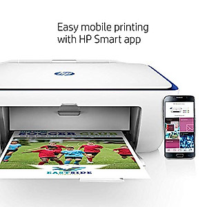 HP DeskJet 2622 All-in-One Compact Printer, Works with Alexa - White (V1N07A)