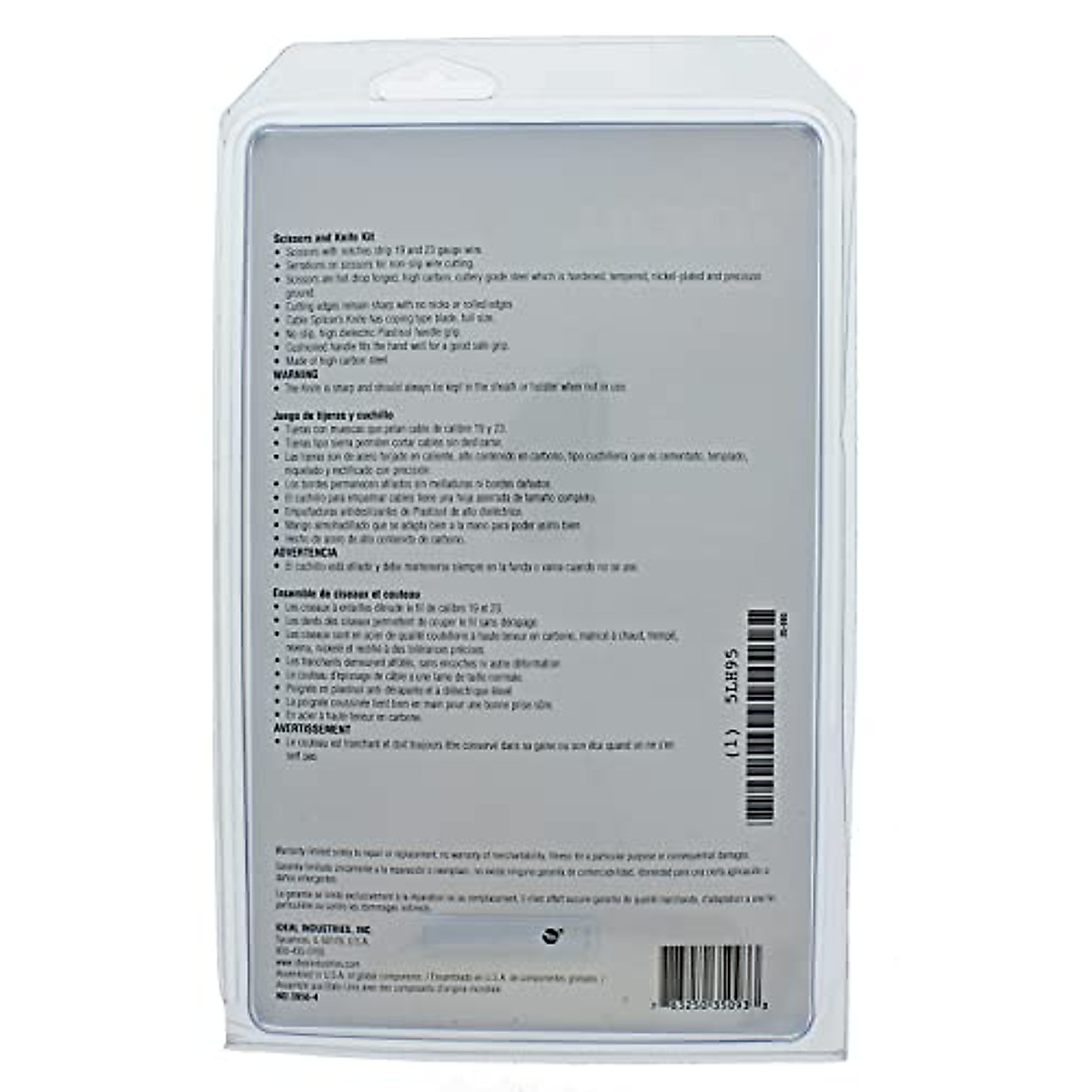 IDEAL INDUSTRIES INC. 35-093 Communications Tool Kit, No. of Pcs. 2