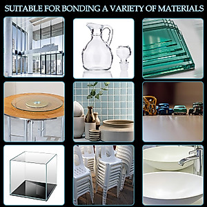 Glass Glue, 30g Glue for Glass Repair, Clear Glass Ceramic Adhesive, Instant Super Glue for Glass, Ceramic, Pottery, Plastic, Metal, Acrylic, Mirror, Jewelry, DIY