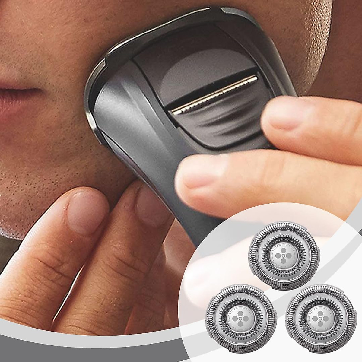 3 Pcs RQ12 Replacement Shaver Blades For PHILIPS NORELCO RQ12 Series Sensotouch 3D 1250XCC 1280X 1290X