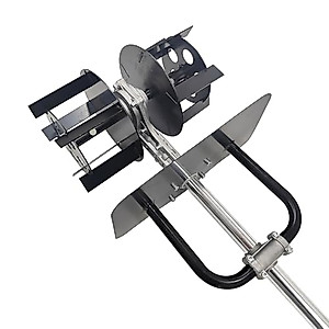 BREVELTION Portable Cement Sand and Gravel Feed Mixer 220V for Mixing Cement Concrete Sand Lime Feed Soil 2400W