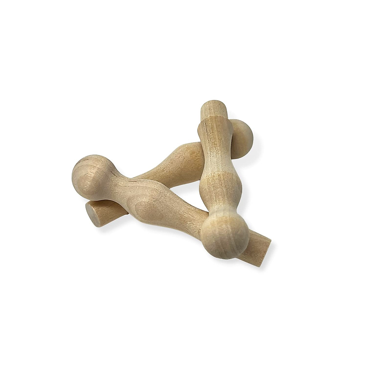 2.5 Inch Birch Coffee Mug Hooks Unfinished Smooth Sanded Pegs (10-Pack)