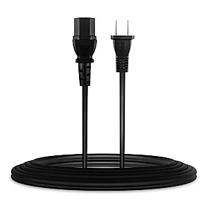 Aprelco UL Listed 6.6ft 2-Prong Power Cord Cable Lead Compatible with Rotel RC-1070 RCD-1072 RDV-1092 DVD Player