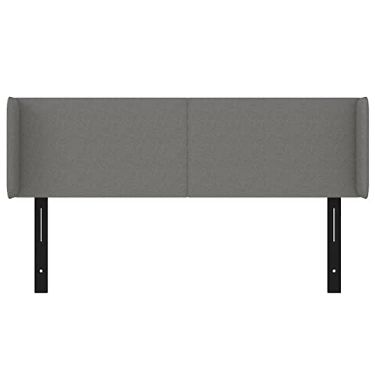 Headboard with Ears Dark Gray 57.9"x6.3"x30.7"/34.6" Fabric Relax in Style and Comfort Upgrade Your Bedroom Decor
