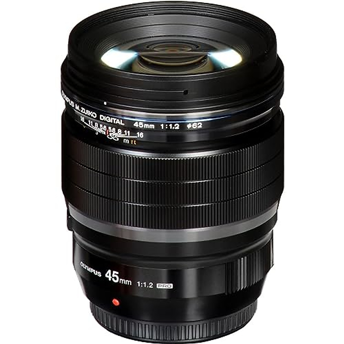 OM SYSTEM OLYMPUS M.Zuiko Digital ED 45mm F1.2 PRO For Micro Four Thirds System Camera, Ultra Bright F1.2 lens, Weather Sealed Design, MF Clutch, L-Fn Button