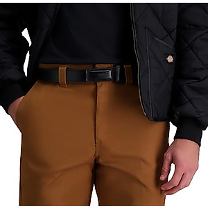 Dickies Men's No-Scratch Mechanic Belt, Black, Medium (34-36)