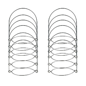 Chris.W 12 Pack Stainless Steel Wire Handles Handle-Ease Mason Jar Hanger, Canning Jars Hanger, Jar Hanging Hook for 70mm Regular Mouth