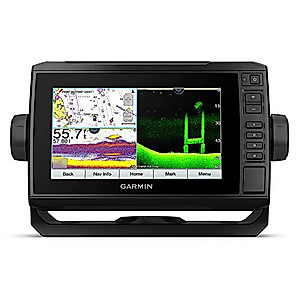 Garmin ECHOMAP UHD 74Cv, 7" Keyed-Assist Touchscreen Chartplotter with U.S. BlueChart G3 and GT24UHD-TM Transducer