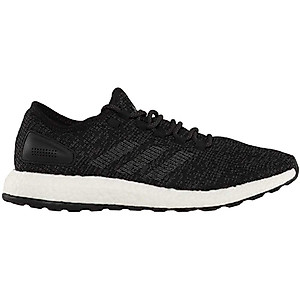 adidas Men's Pureboost, Black/Dark Solid Grey/Black, 8 Medium US