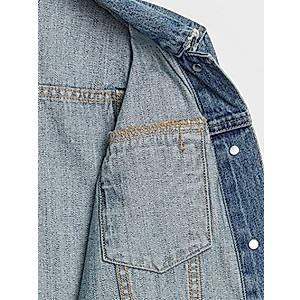 GAP womens Icon Denim Jacket, Medium Wash, X-Large US