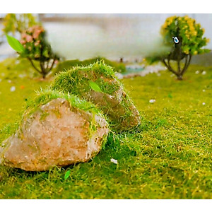 KAEZDD 30g (1oz) of 10mm coffee static grass terrain powder, ideal for fairy garden miniatures, landscapes, artificial sand table modeling, and model railway layouts