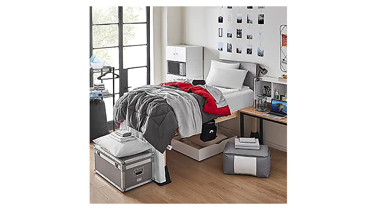 Yak About It Cube Storage Organizer for Dorms - White