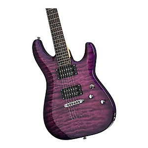 Schecter C-6 Plus 6-String Electric Guitar (Right-Hand, Electric Magenta)