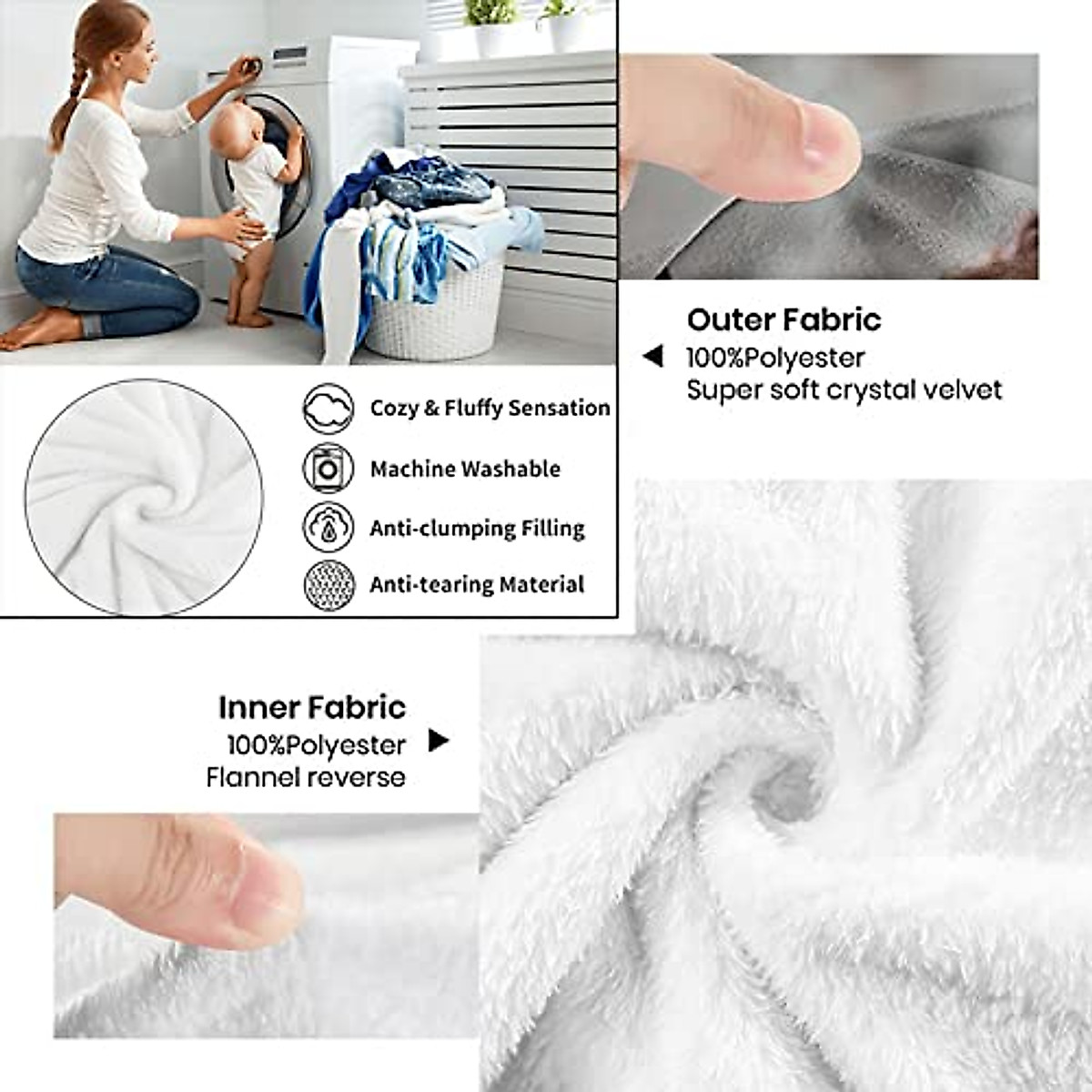 ONCUSTOM Custom Blankets with Photos for Mom from Daughter Son, Mothers Day Birthday Gifts for Mama, Best Mom Ever Personalized Flannel Blankets with Pictures Text for Mother Women