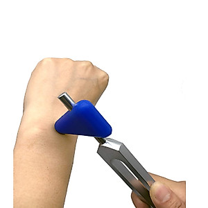 528 Hz Tuning Fork Tools Sound Healing Chakra Tuning Fork Solfeggio Energy Tuning Fork for DNA Repair Healing MI528 Hz Love Frequency Healing Devices for Healing (Silvery)