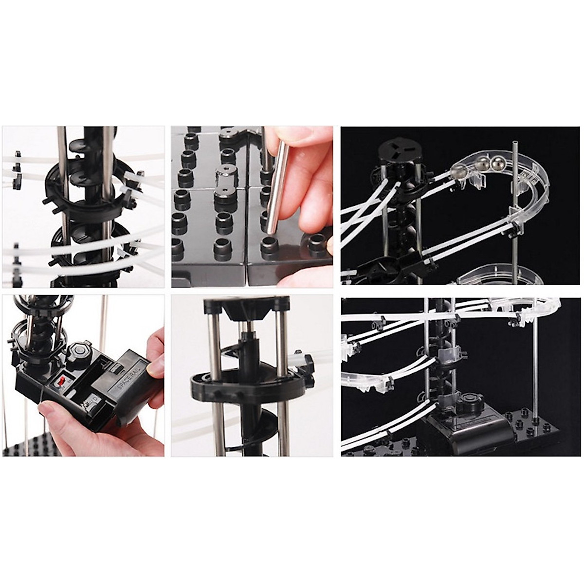 SpaceRail Level 5 Marble Run Extreme Super Set Game for Teens and Adults