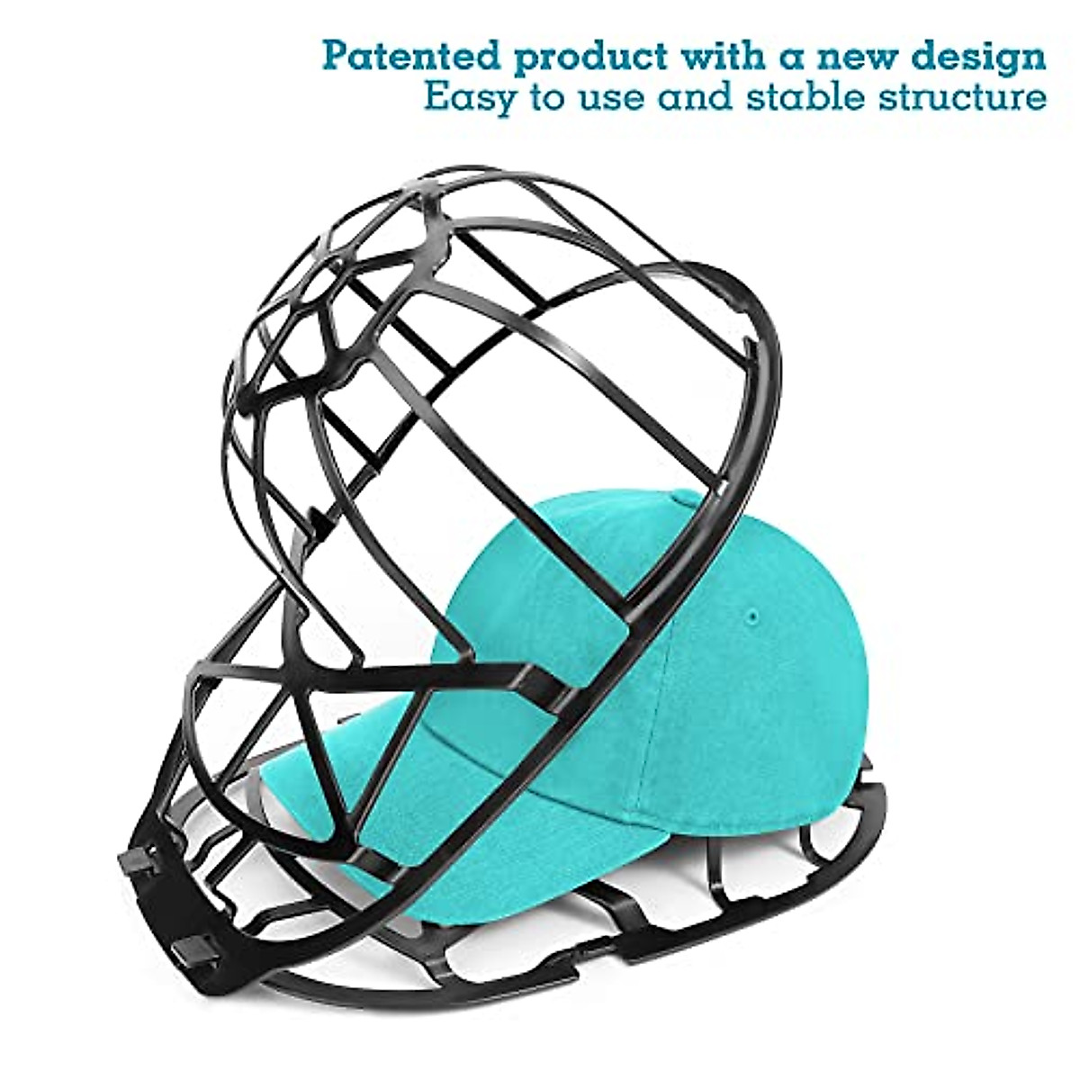 Eguink Upgraded 2 pack Hat washer for Washing machine,Baseball Hat Washer.Hat Cage for Washer, It can Keep Hats In Shape.
