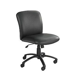 Safco 3491Bv Uber Series Big & Tall Swivel/Tilt Mid Back Chair Vinyl Black