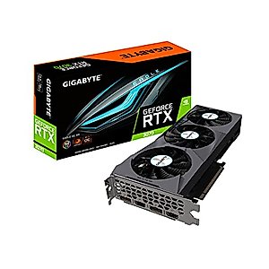 Gigabyte GeForce RTX 3070 Eagle OC 8G (REV2.0) Graphics Card, 3X WINDFORCE Fans, LHR, 8GB 256-bit GDDR6, GV-N3070EAGLE OC-8GD Video Card