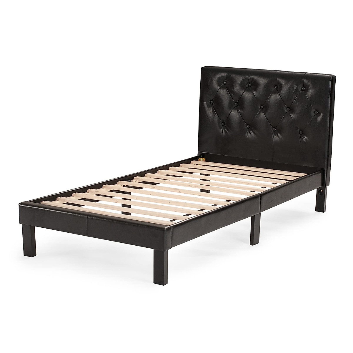 Poundex PDEX-F9415T Beds, Twin, Black