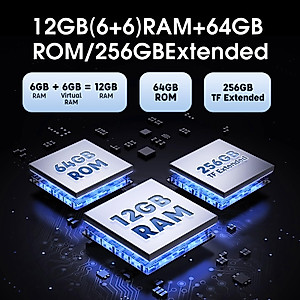 Ulefone Armor X13 (12+64GB) Unlocked Rugged Phones, 50MP Rear Camera, 24MP Night Vision Camera, Android 14 Rugged Smartphone, 6.52” Screen, 6320mAh, NFC, GPS, Package with Exclusive Armor Case- Orange