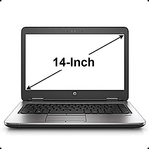 HP ProBook 640 G2 14 Inch Business Laptop, Intel Core i7-6600U up to 3.4GHz, 16G DDR4, 512G SSD, Webcam, USB 3.0, Type-C, WiFi, VGA, DP, Win 10 Pro 64 Bit (Renewed)