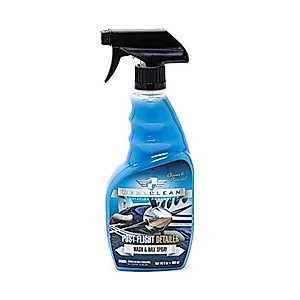 Post Flight Detailing Spray/Wash & Wax/Aircraft Detailing/Aviation Cleaning Product/Aircraft Detailng/ 16 oz spray bottle/Created by Pro Detailers