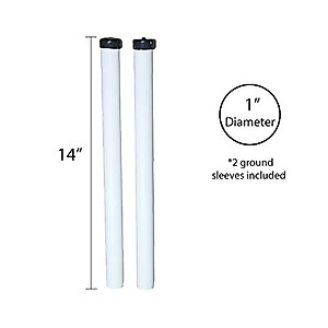 Kidkusion Inc. Retractable Driveway Guard, Adjustableup to 25', Black