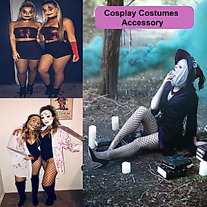 akiido Fishnet Stockings, High Waist Tights for Women, Sparkle Party Rhinestone Mesh Stockings, Fishnets Thigh High Pantyhose