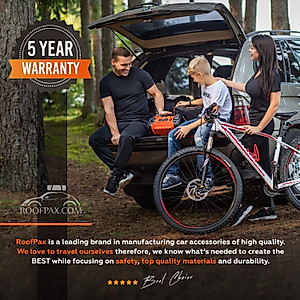 RoofPax Tire Inflator Portable Air Compressor for Car Tires 3 Power Sources AC/DC & Battery Heavy Duty Inflator/Deflator Digital Car Air Pump with Pressure Gauge 12V 110 AC 160 PSI For Car RV & Truck