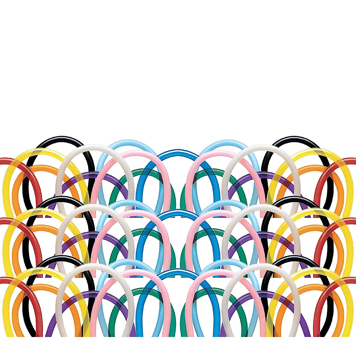 Qualatex 160Q Traditional Assortment, Biodegradable Latex Balloons, 100 Count per pack (1-Pack)