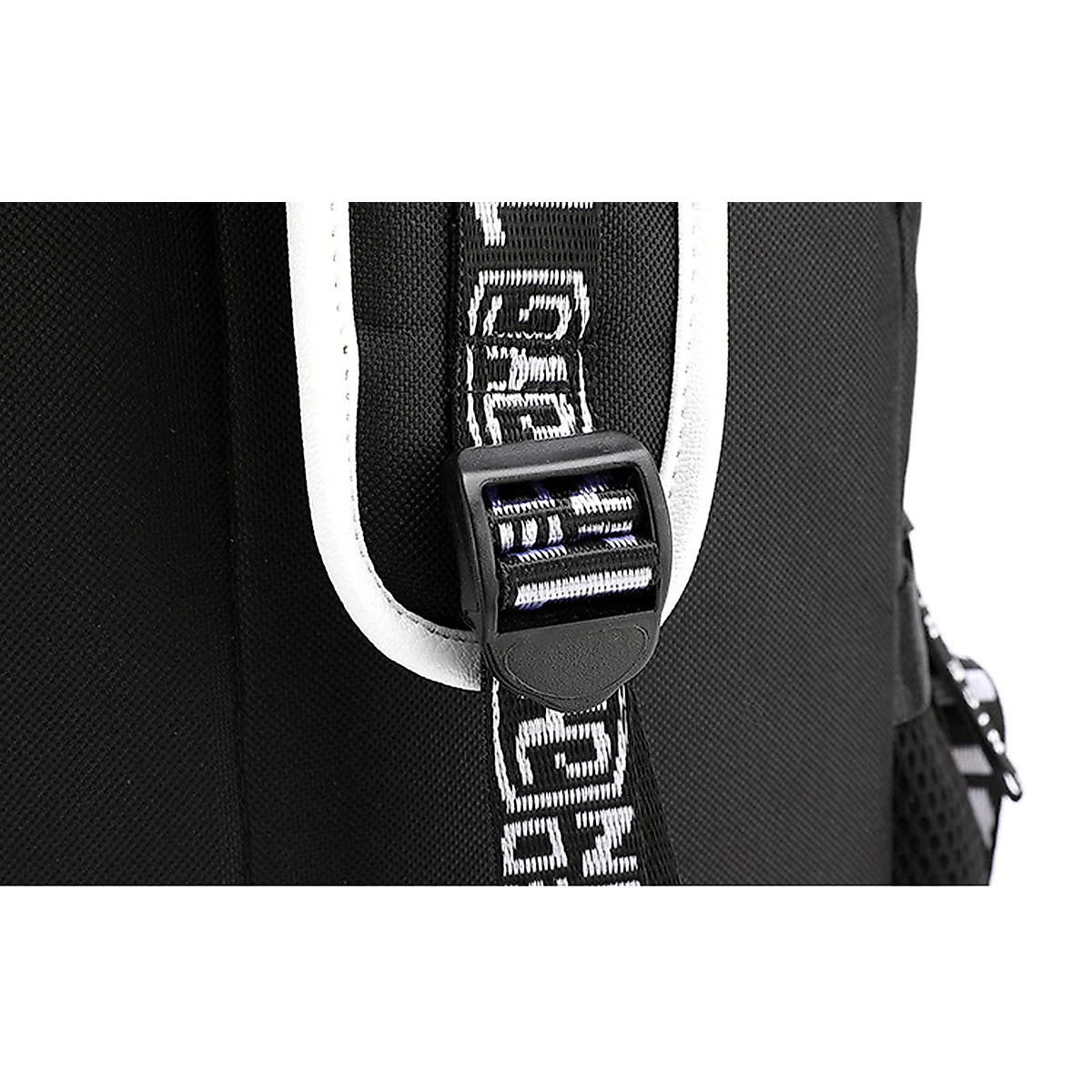 Jupkem Anime Helluva Boss Backpack Bag USB with Charging Port Student School Bag Laptop Cosplay for Boys Girls